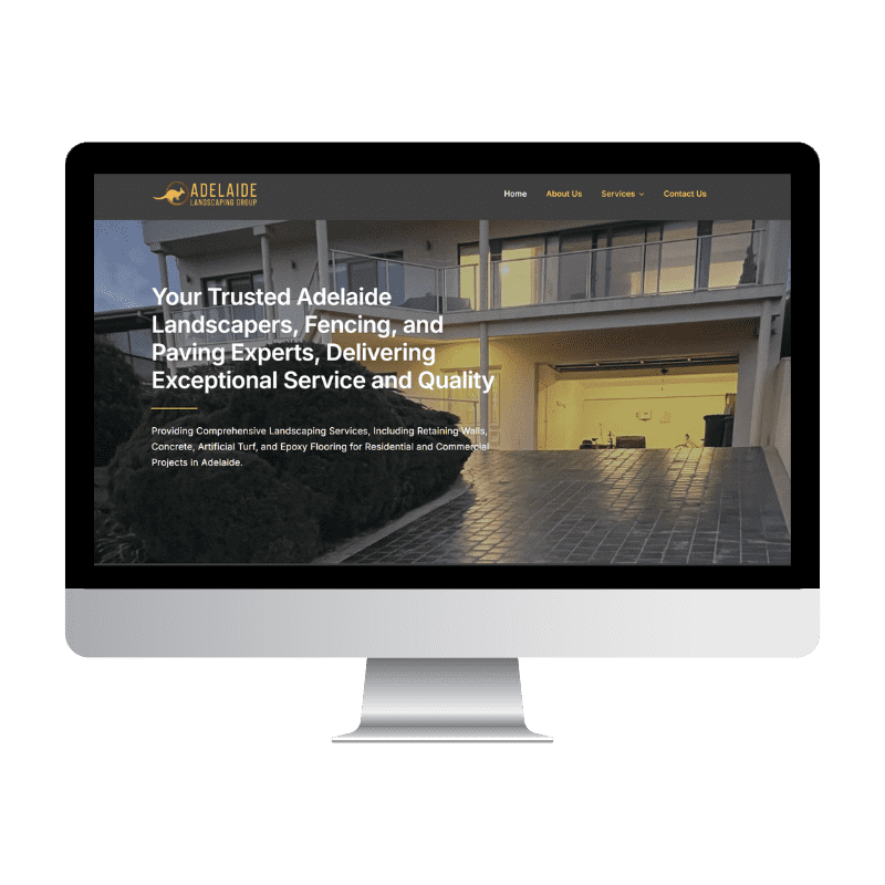 Adelaide Landscaping Group - Adelaide Web Design Agency