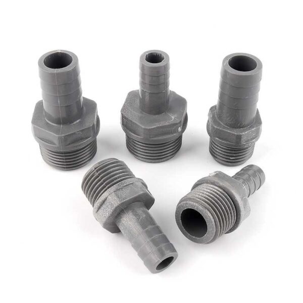 DIN MALE THREADED PVC TO SOFT TUBE CONNECTOR 16/25MM – Aggies Aquariums