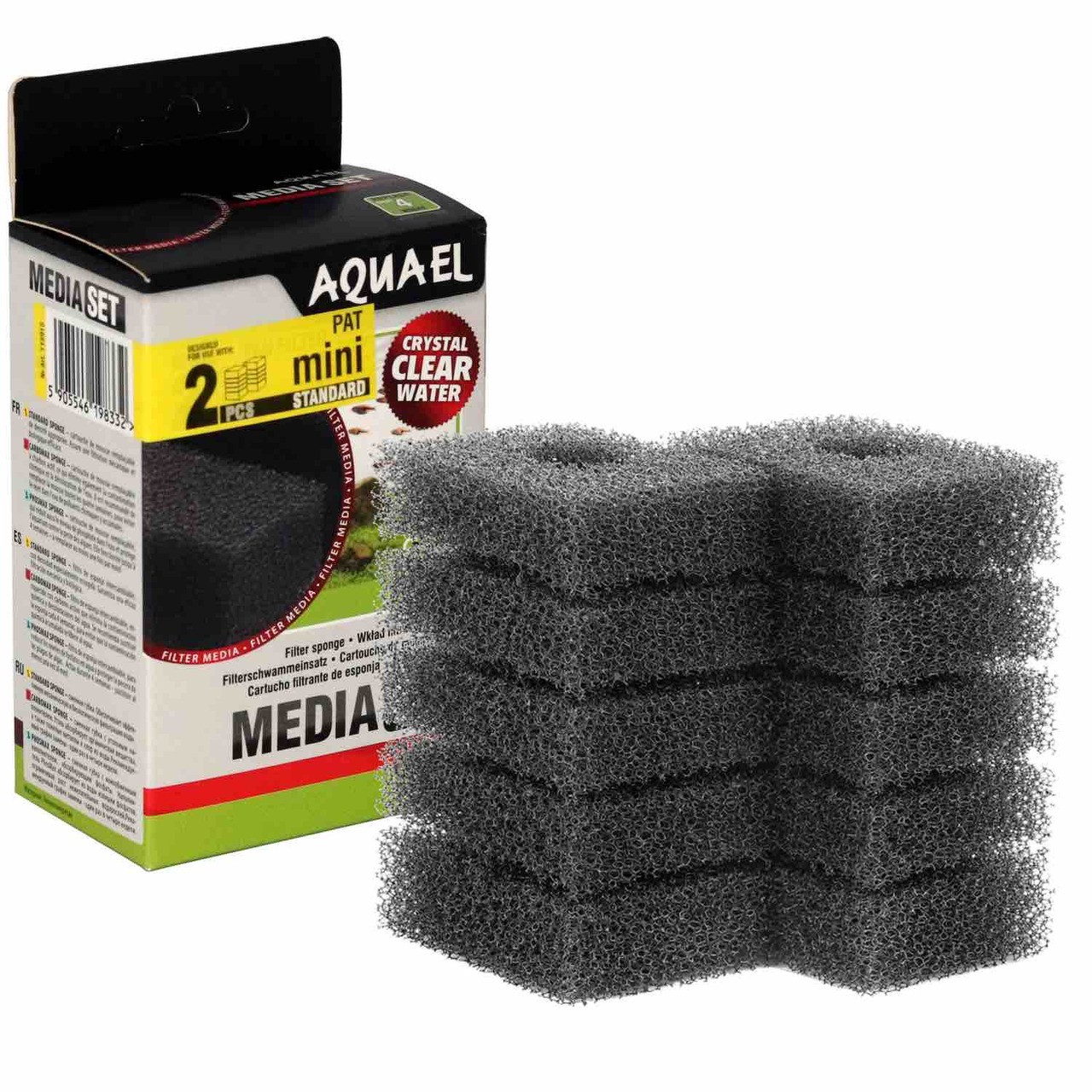 AQUAEL FILTER SPONGE PAT MINI 2PCS – Aggies Aquariums