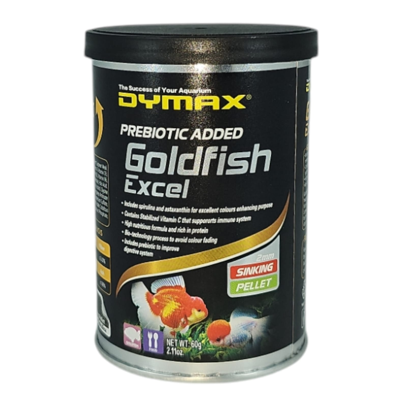 DYMAX GOLDFISH EXCEL SINKING PELLETS – Aggies Aquariums