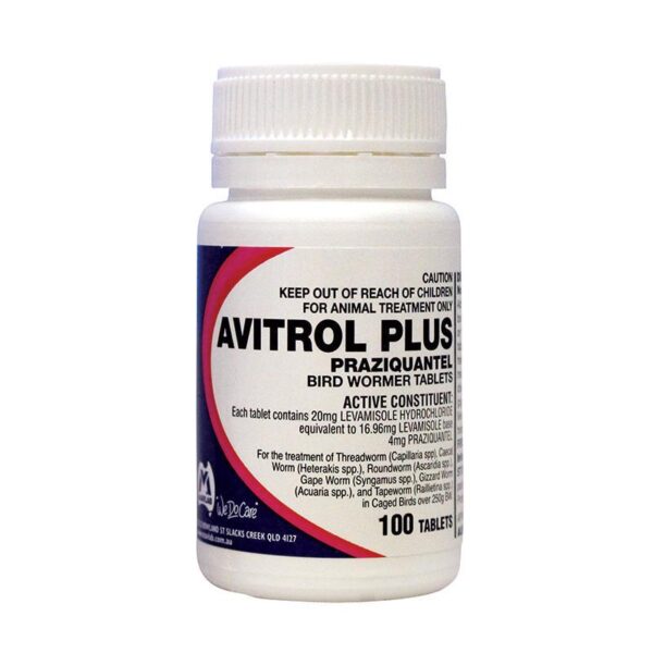AVITROL PLUS 100 TABS – Aggies Aquariums