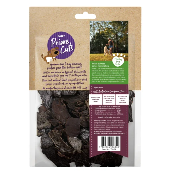 KAZOO KANGAROO LIVER CHIPS 100G – Aggies Aquariums