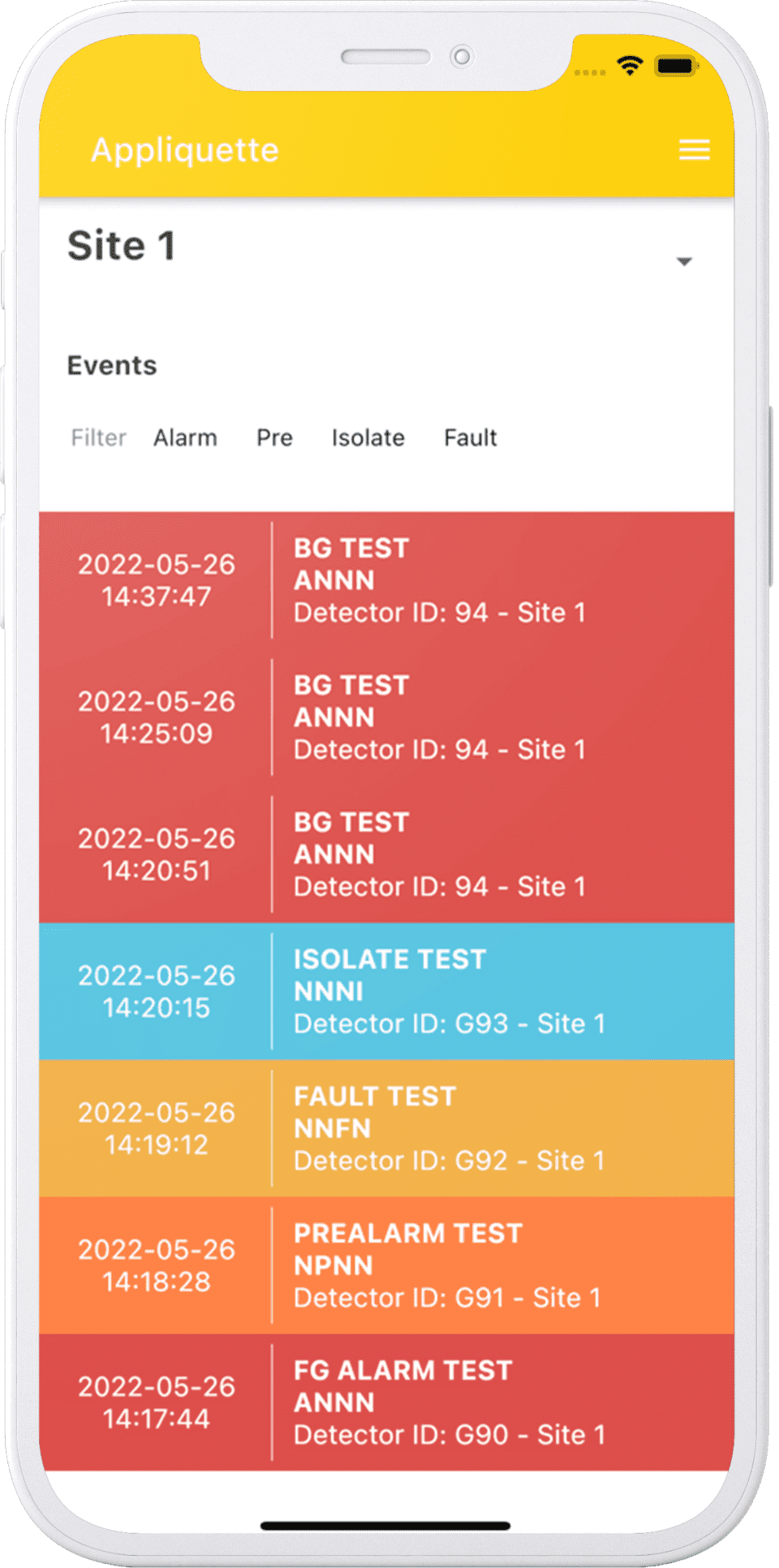 FireM App development - Appliquette
