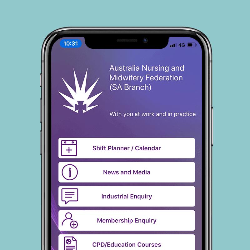 ANMF (SA Branch) Membership app - Appliquette