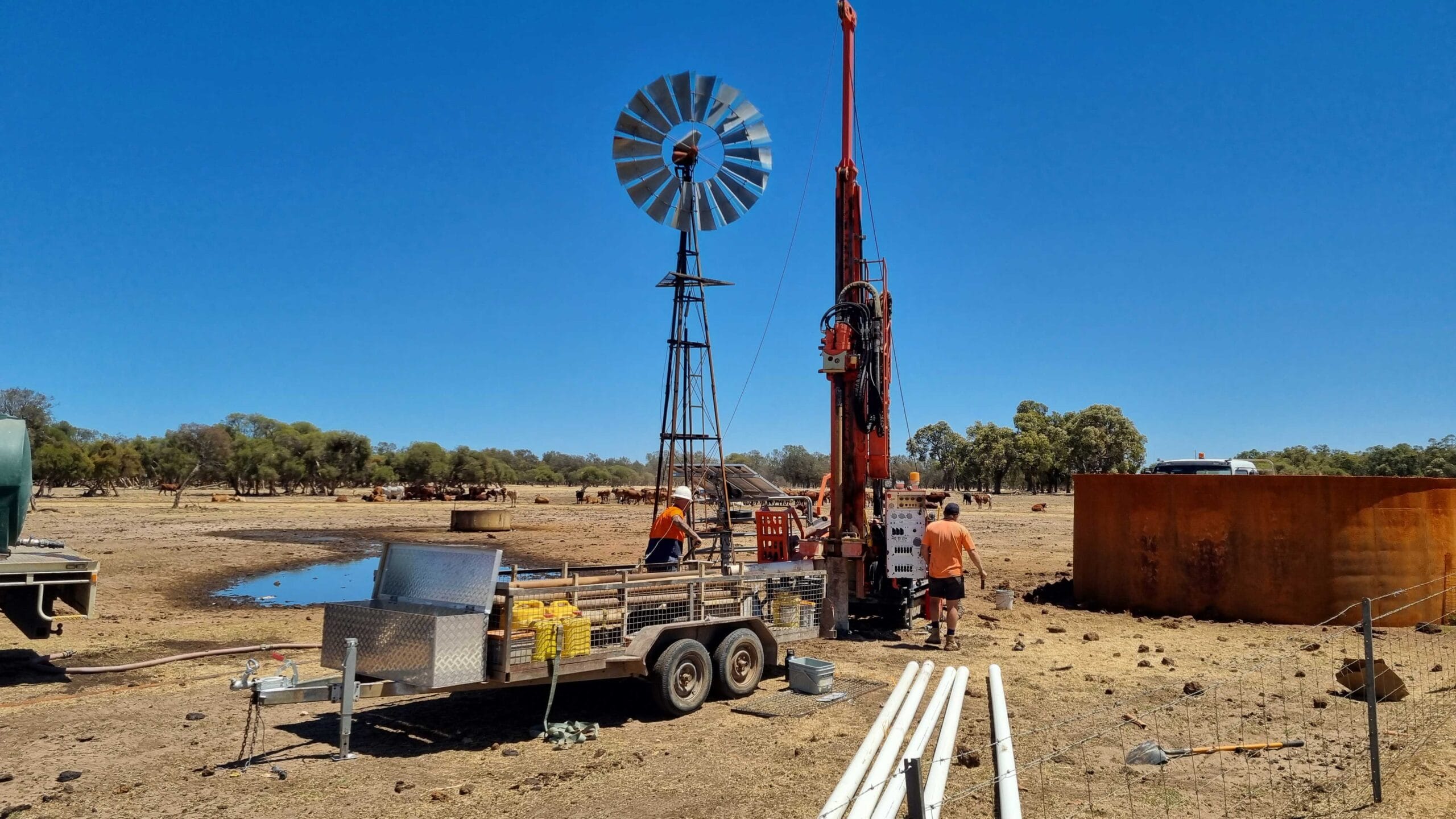 Tight Access Water Bore Drilling | Aqua Attack