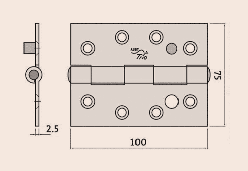 Stainless Steel Security Stud - Architectural Supplies