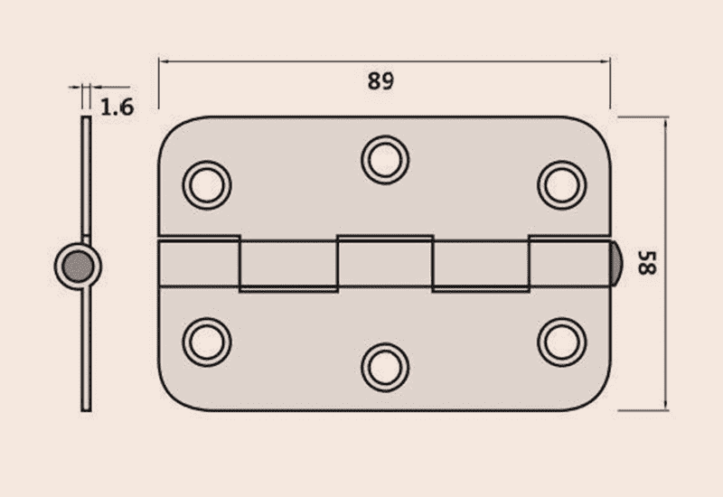 Butt Hinge Radius - Architectural Supplies