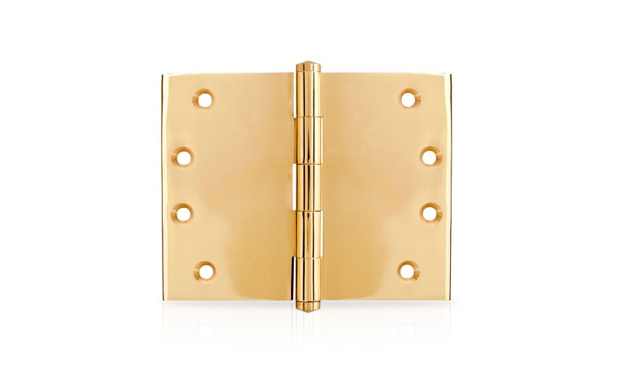 Solid Polished Brass Hinge - Architectural Supplies