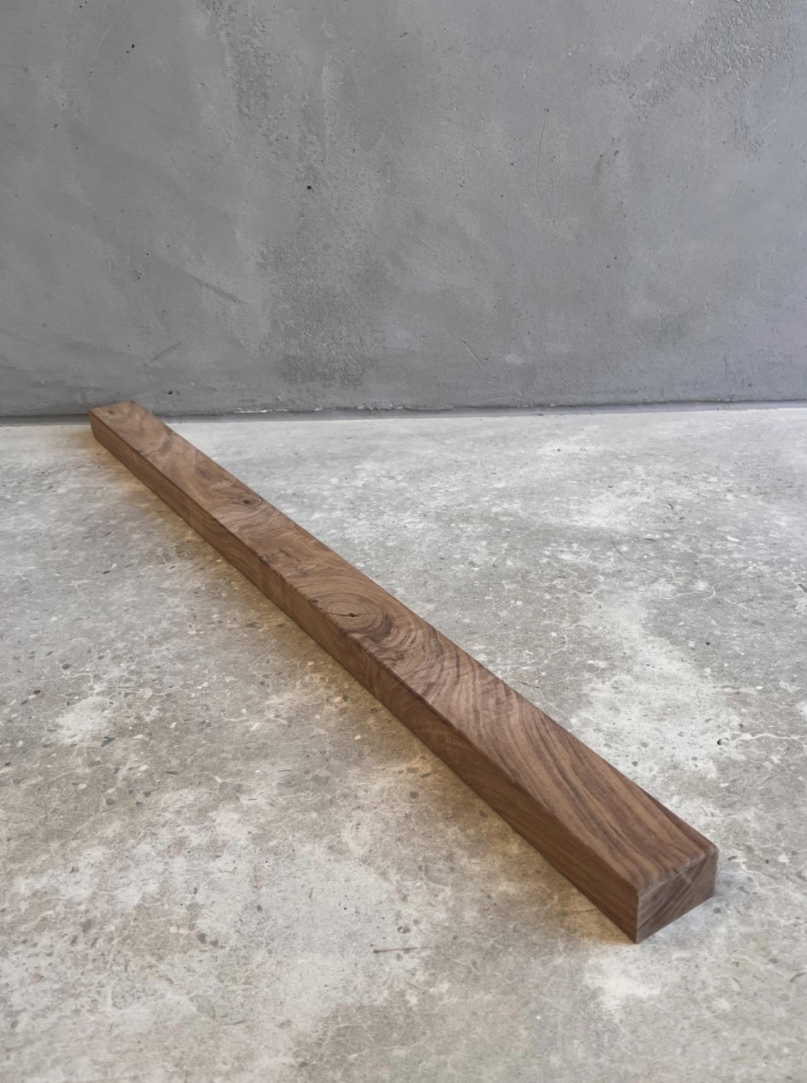 American Walnut Rectangular Timber Handrail - Architectural Supplies