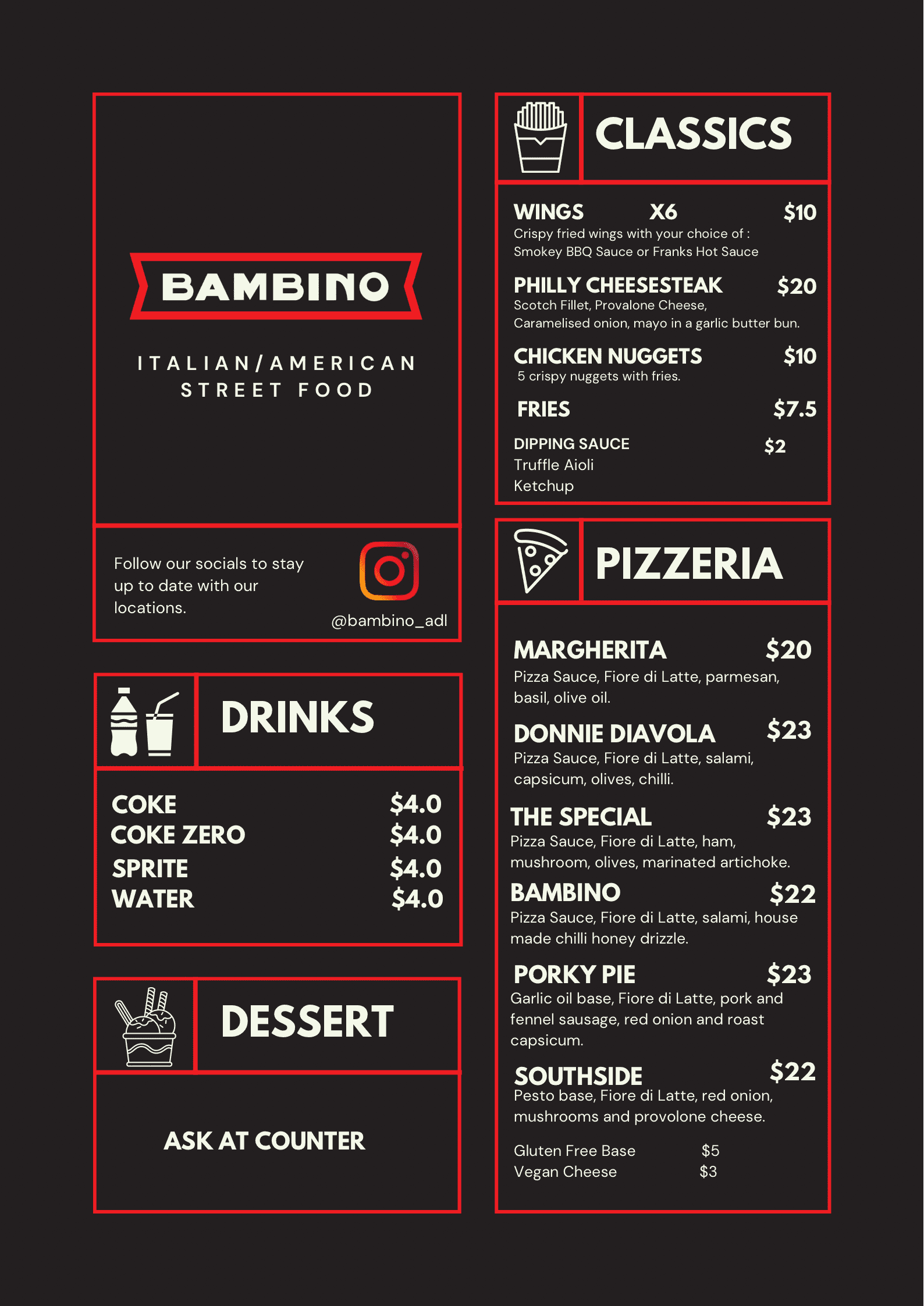 Bambino | Adelaide Catering Food Truck