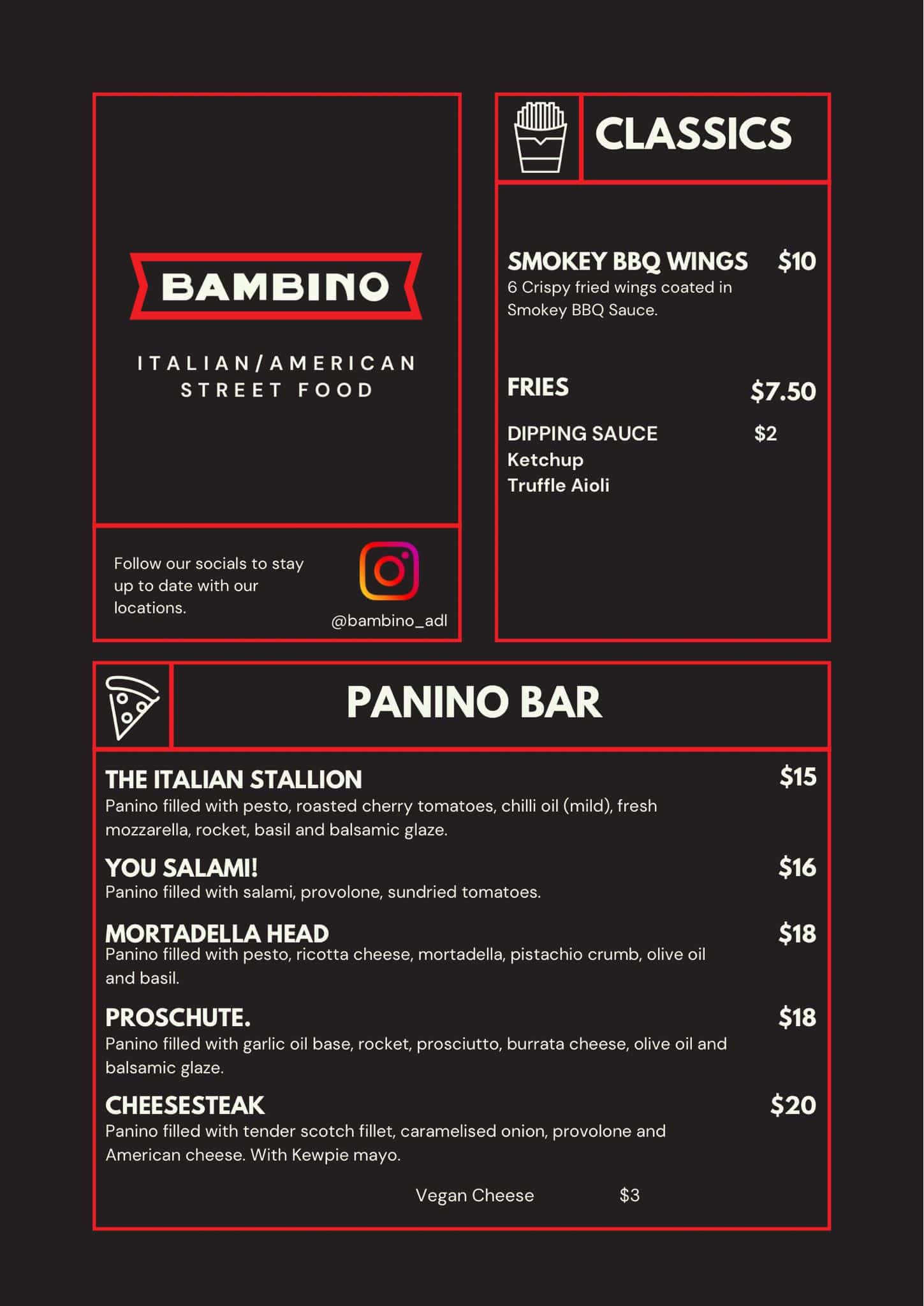 Bambino | Adelaide Catering Food Truck