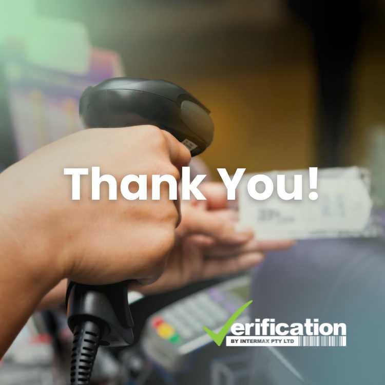 Thank You | Barcode Verification