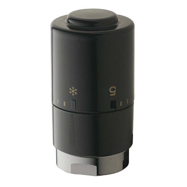 Optima TRV Head Black Brass M30x1.5 | Belle Comfort Solutions Ltd