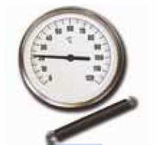 Pipe Thermometer Strap-on 0-120C | Belle Comfort Solutions Ltd