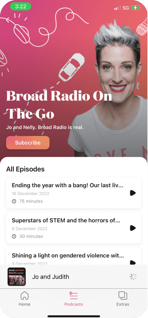 Live-Streamed Radio Show for Women | Broad Radio