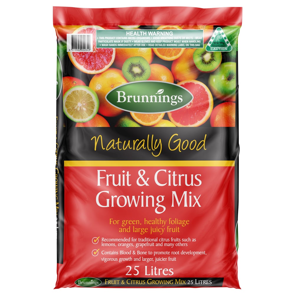 Naturally Good Fruit & Citrus Growing Mix 25L - Brunnings