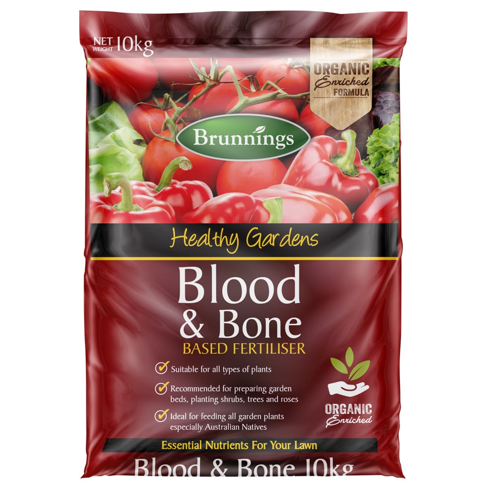 Blood & Bone Based Fertiliser 10kg - Brunnings