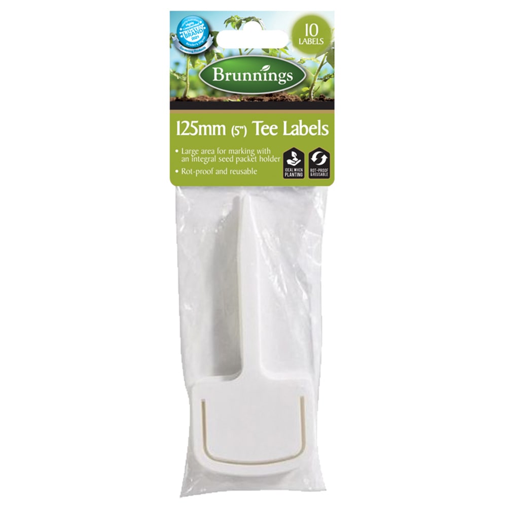 Tee Labels 125mm (10pk) - Brunnings