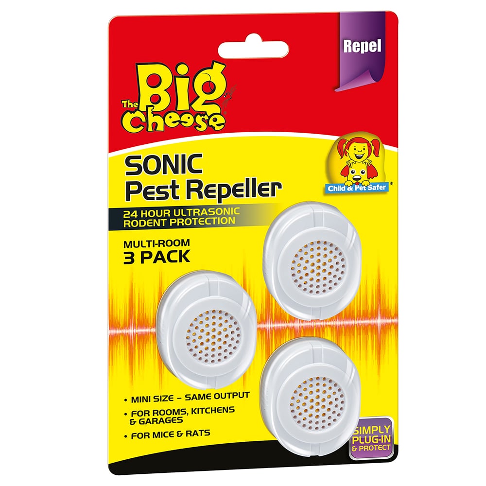 Mini Sonic Pest Repeller 3 Pk - Brunnings