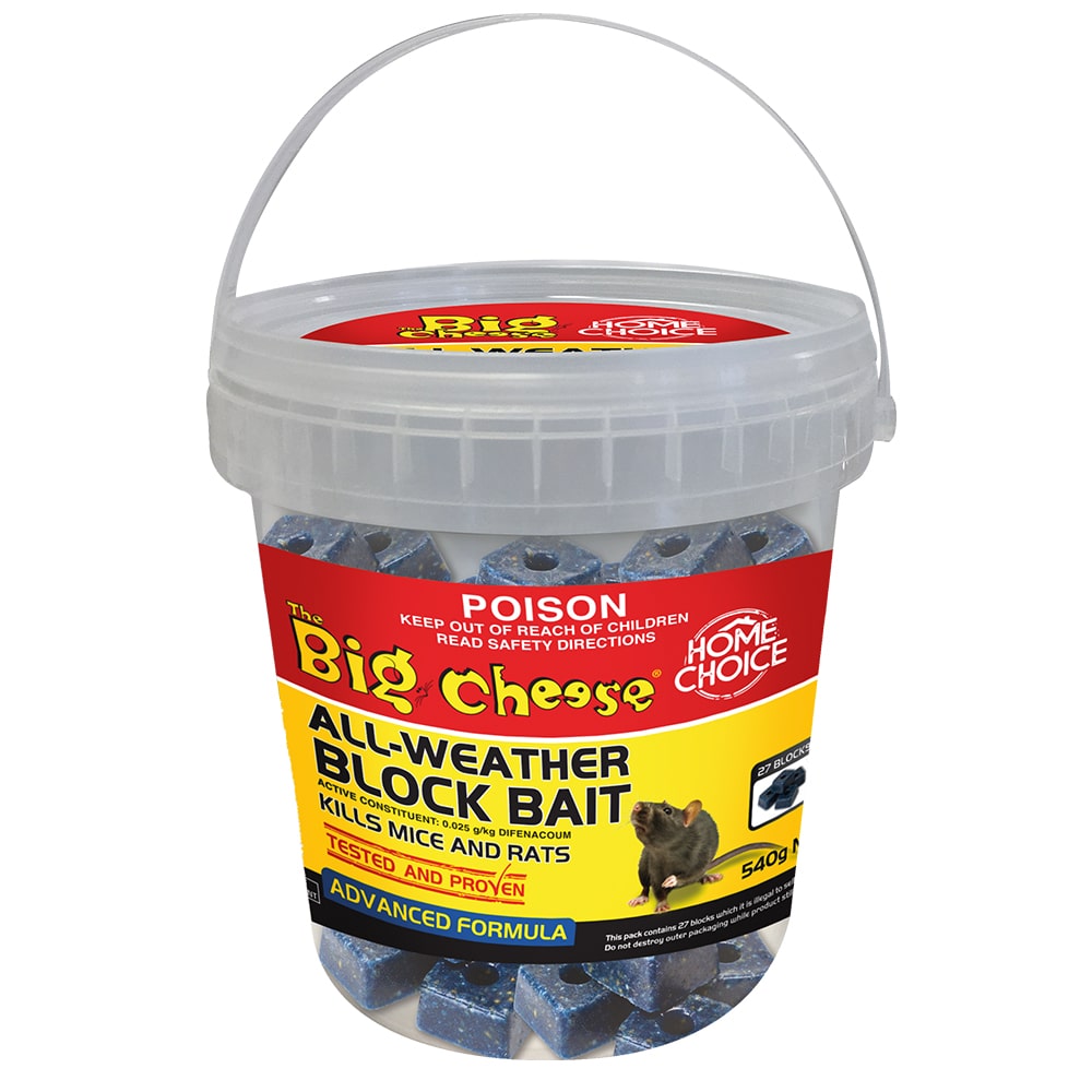 Home Choice All Weather Bait Block 540G (27 x 20g) - Brunnings