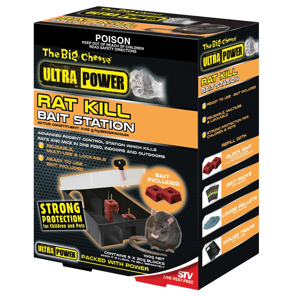 Ultra Power Rat Kill Bait Station - Brunnings