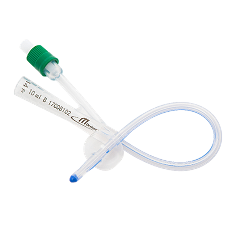 M Devices 2-Way Foley Catheter Silicon Short Length – 10pk