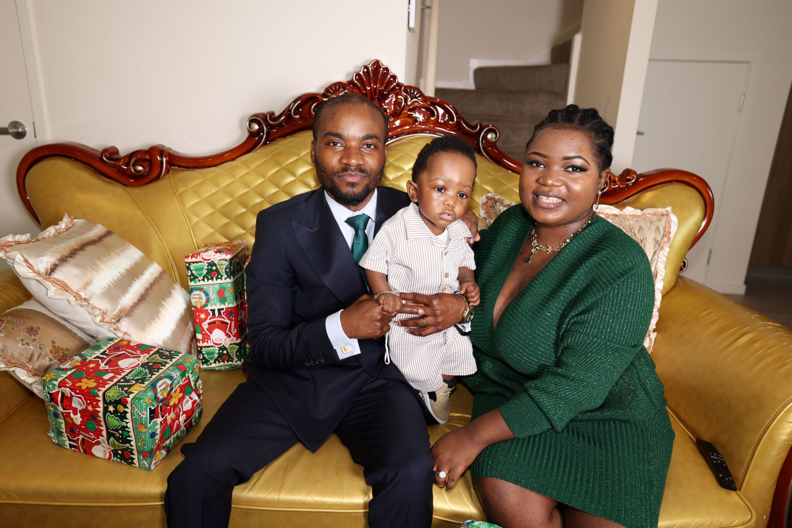 Baby Patrice home for Christmas after life-saving facial surgery ...