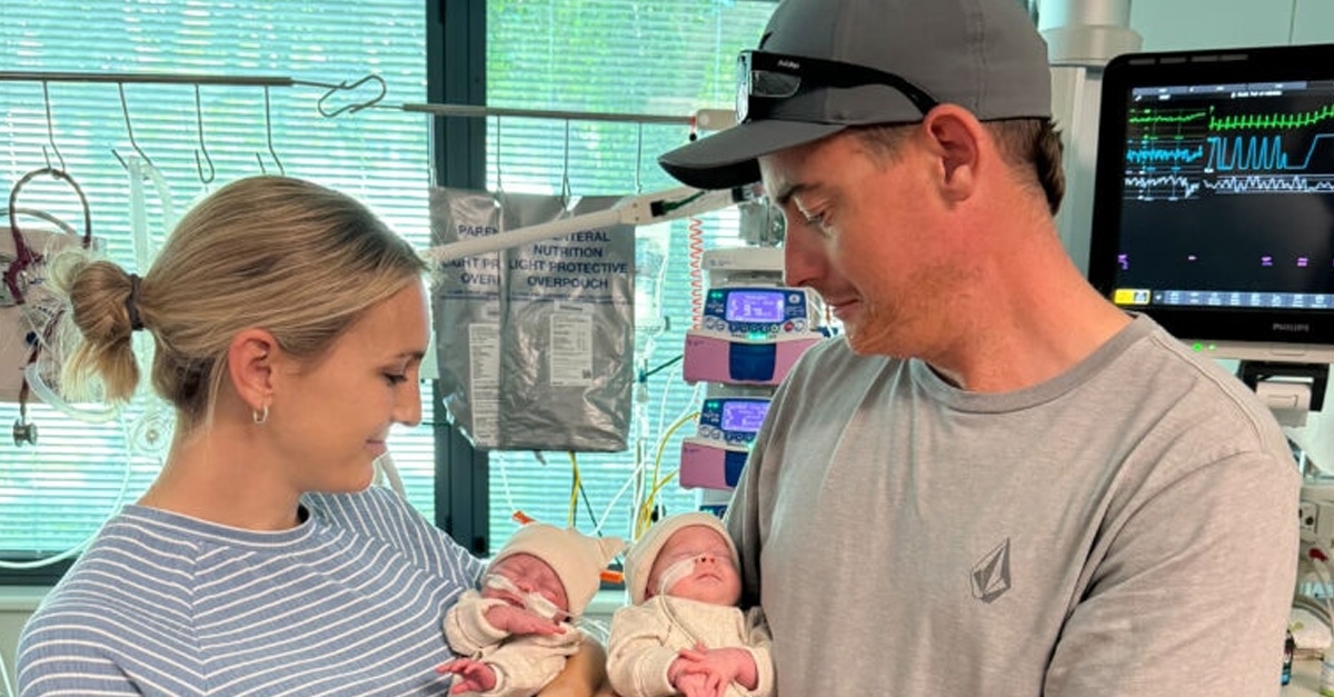 ‘Miracle’ twins Lucy and Lilly celebrate first Christmas - Catholic Health Australia