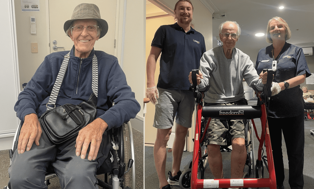 Derek takes on Everest at 97 - Catholic Health Australia