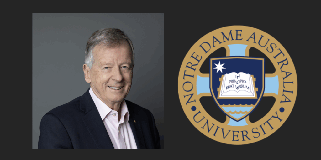 University of Notre Dame Australia names new Chancellor - Catholic ...
