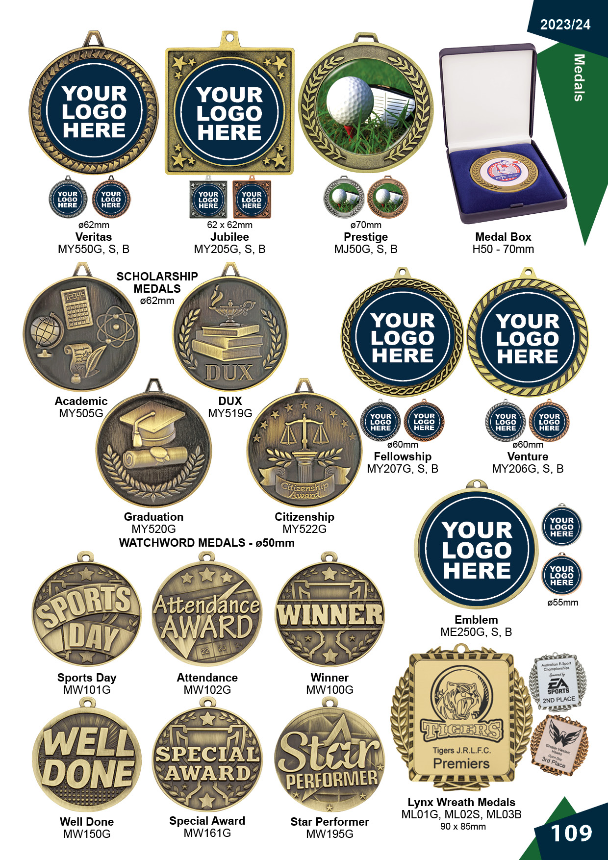 Medallions & Accessories | City Trophies