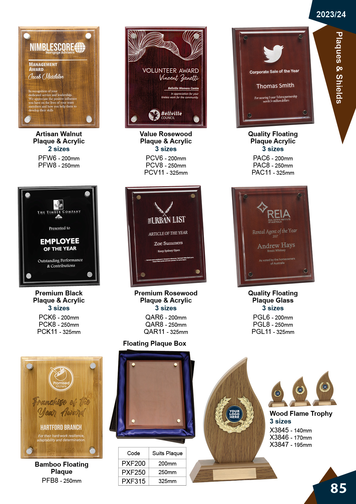 Plaques & Shields | City Trophies