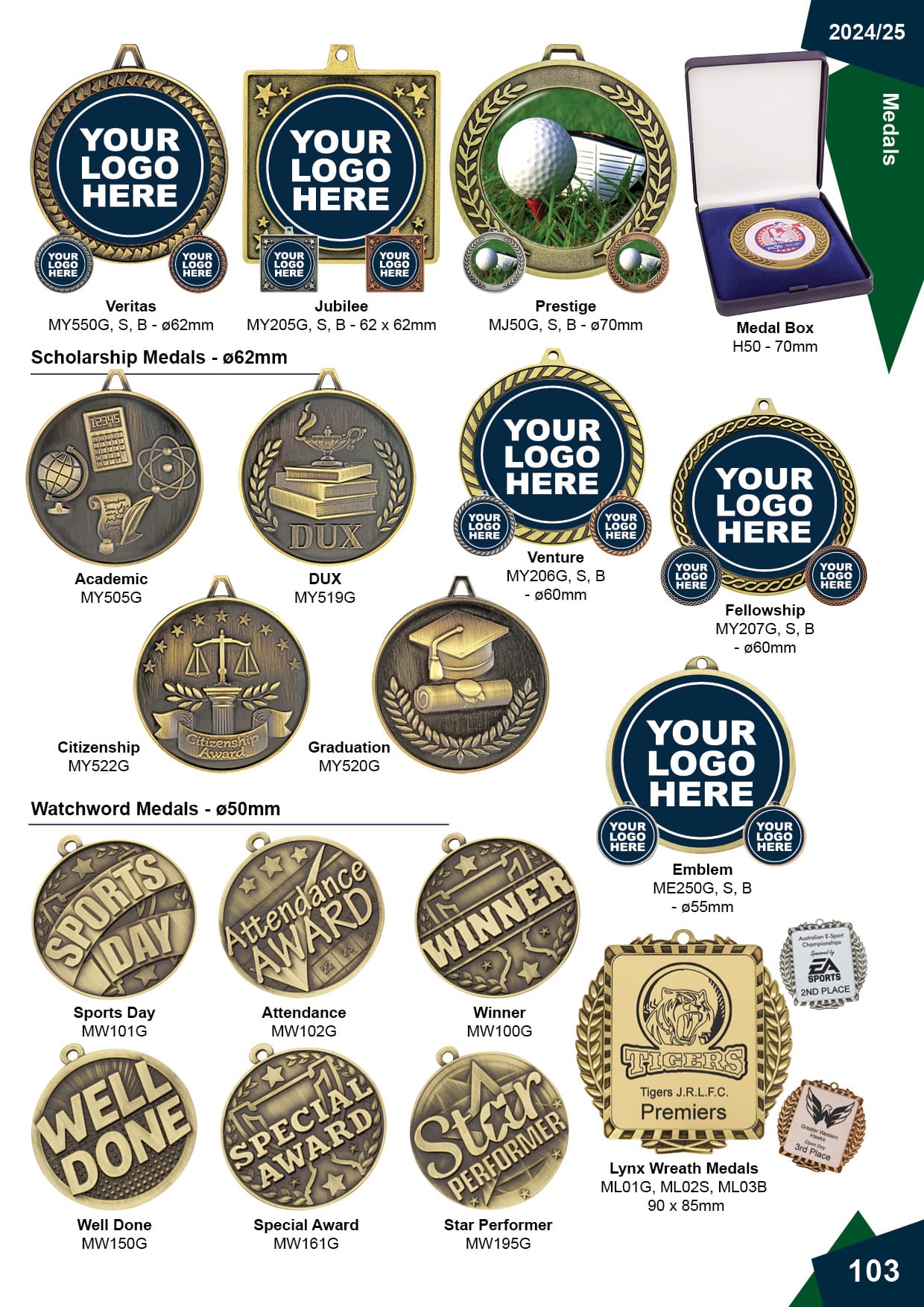 Medallions & Accessories | City Trophies