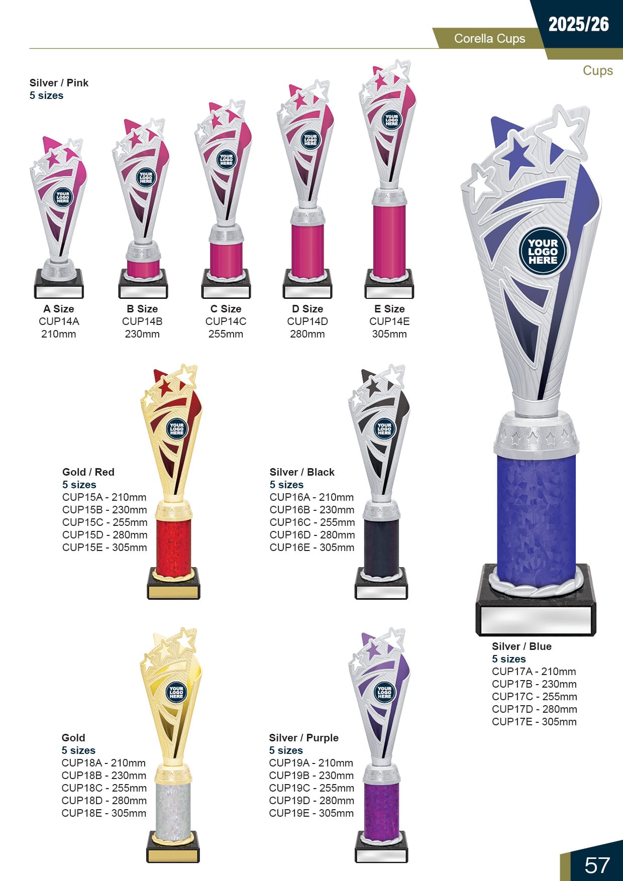 Cups & Trays | City Trophies