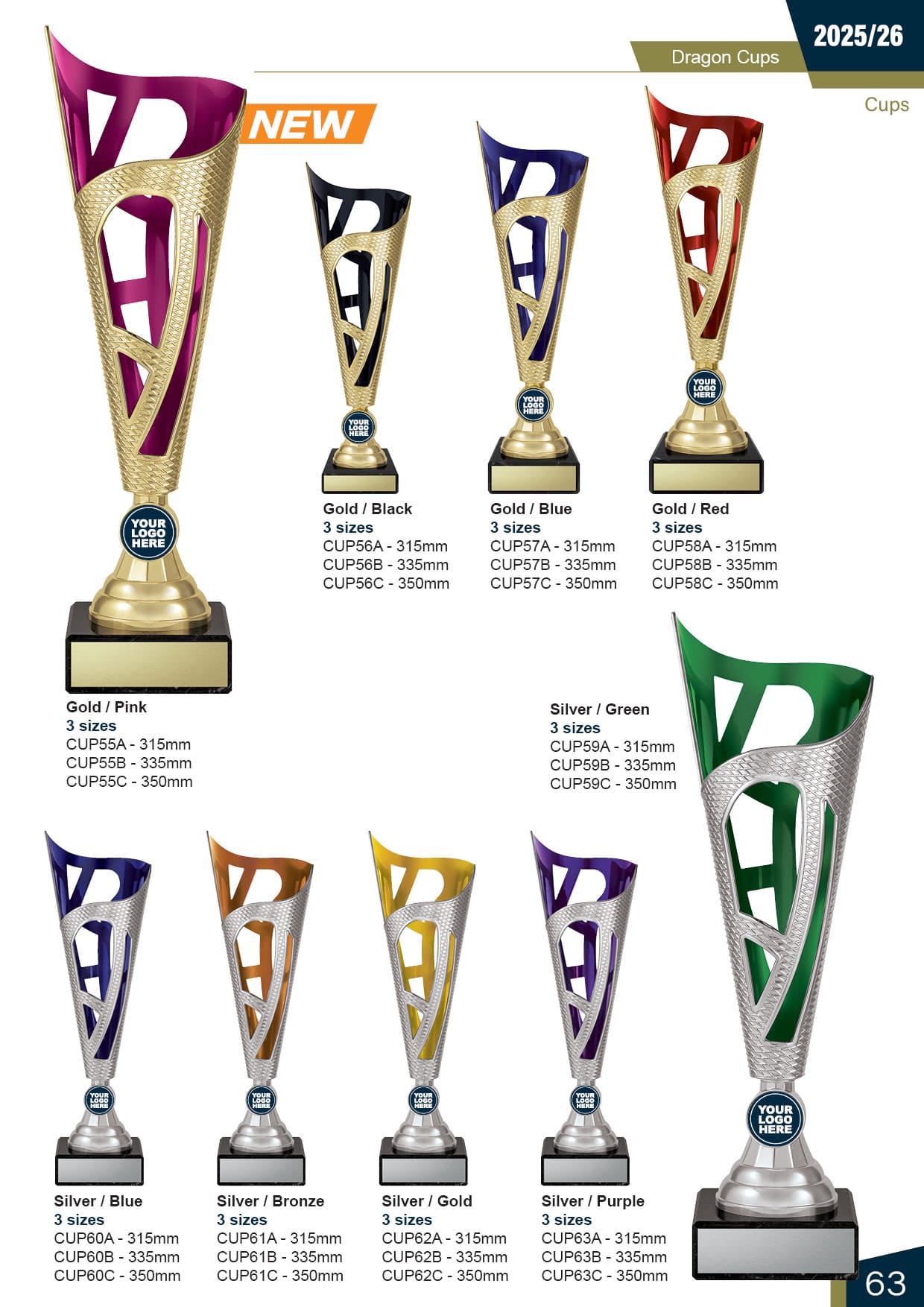 Cups & Trays | City Trophies