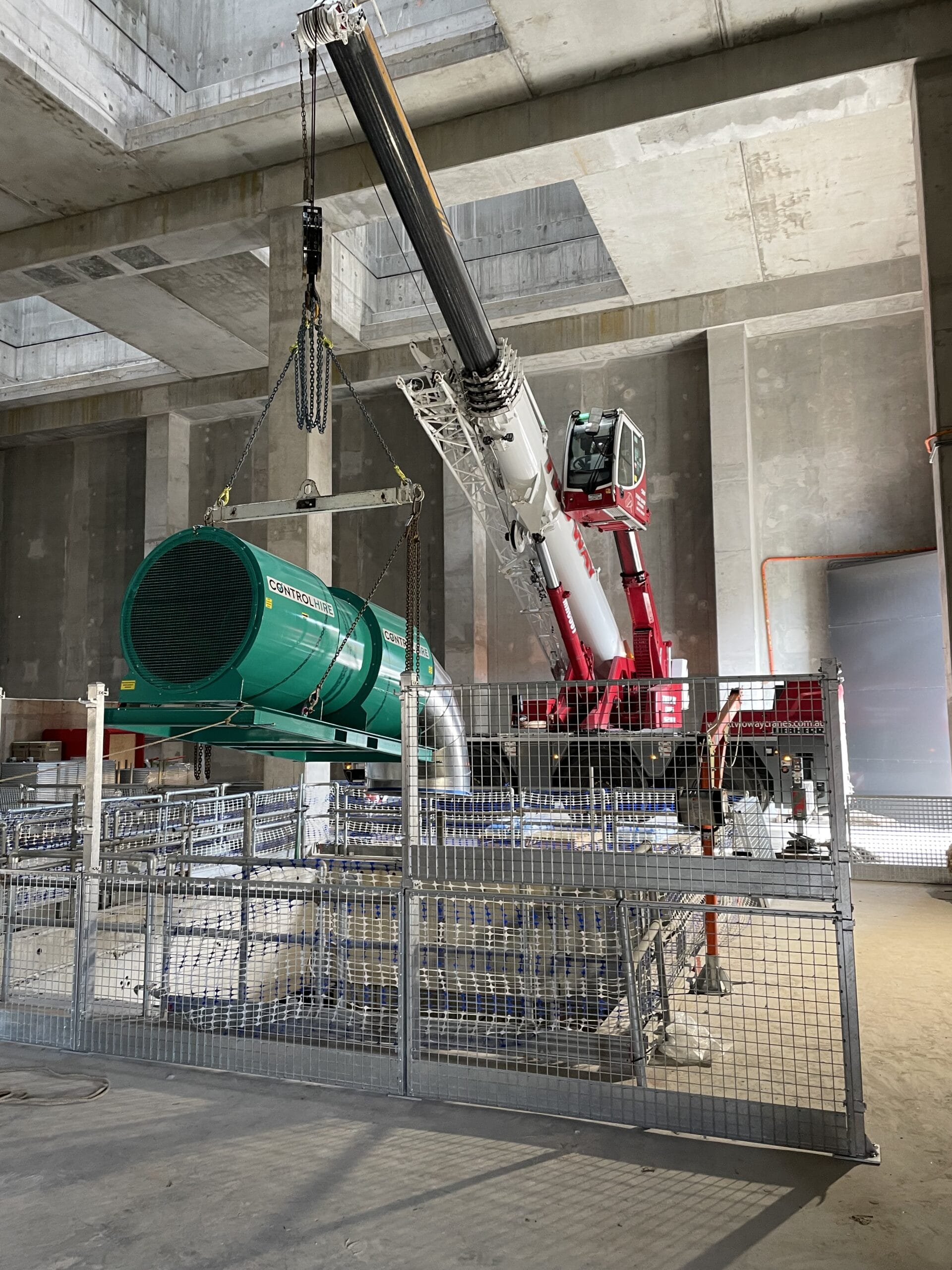 Large Axial Fan Hire 1250mm - Control Hire Equipment