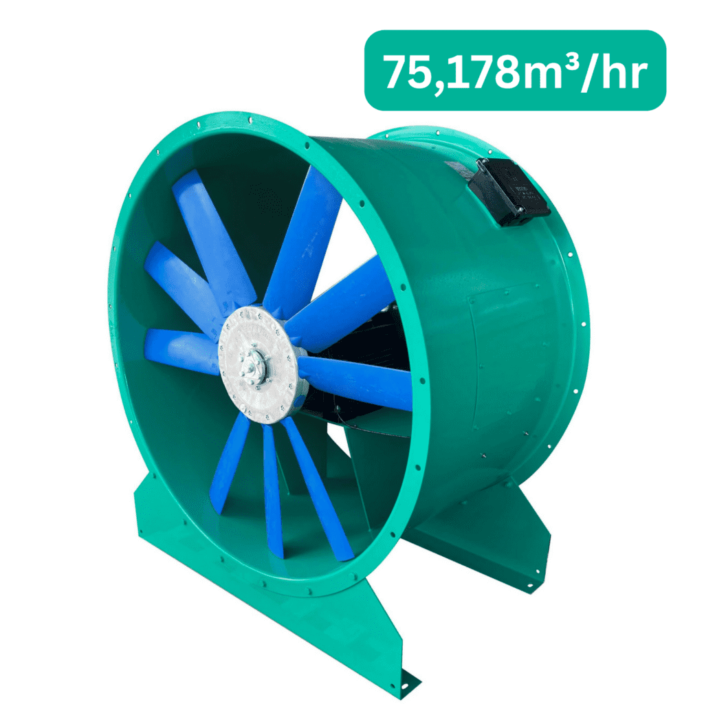 Large Axial Fan Hire 1250mm - Control Hire Equipment