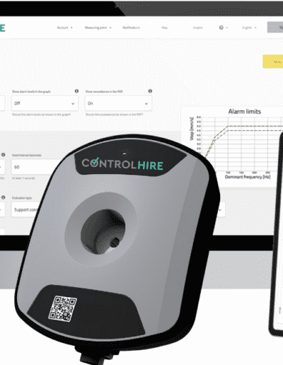 Vibration Monitor Hire - Monitoring Equipment - Control Hire