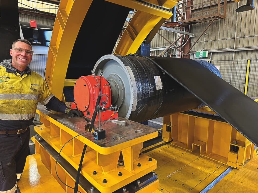 Advanced pulley testing for WA mines - CPS Conveyors | Conveyor Product ...
