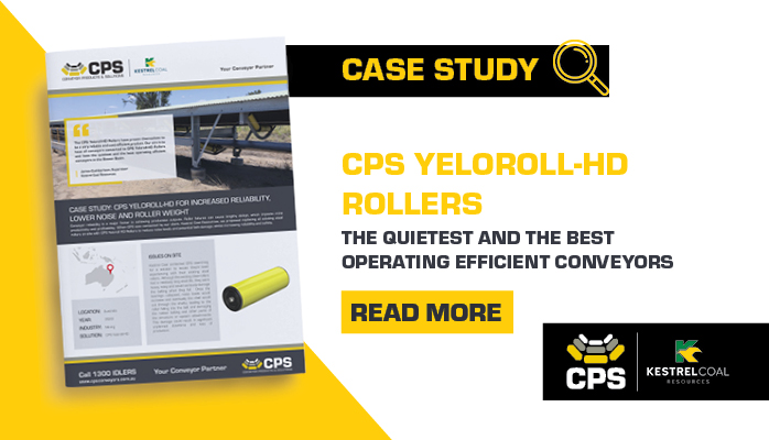 Kestrel Coal Upgrades Steel Rollers to CPS Yeloroll-HD - CPS Conveyors