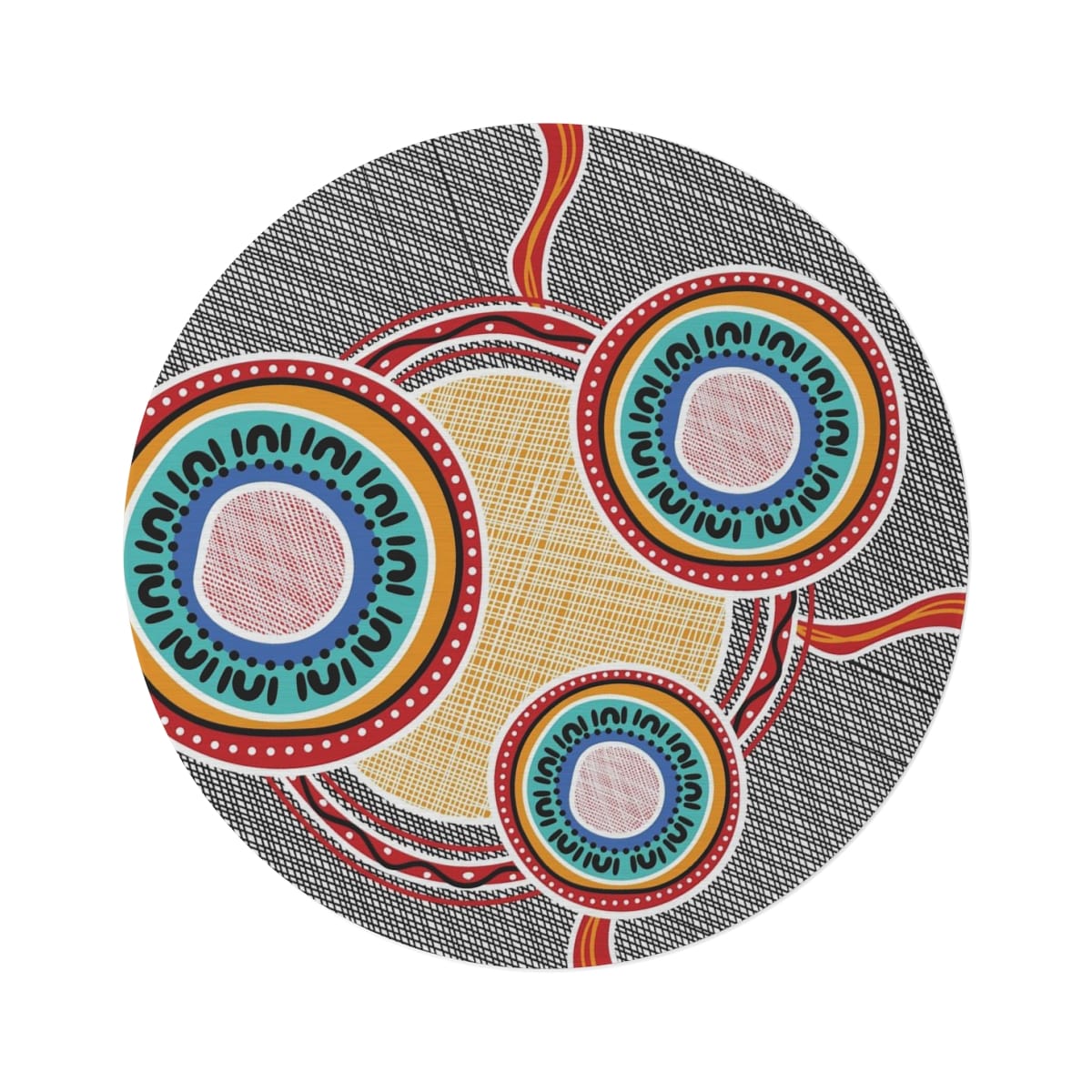 Round Rug ddesigns.com.au