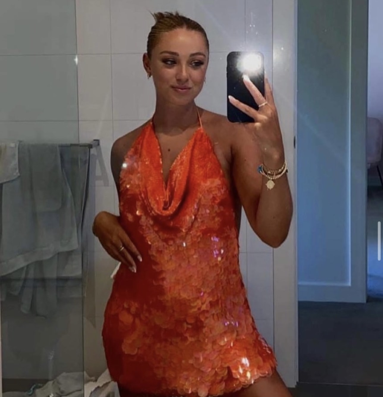 Malika Sequin Dress – Dress Hire Studio