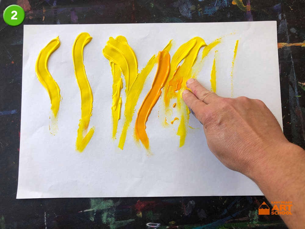 Bushfire - Easy Peasy Art School