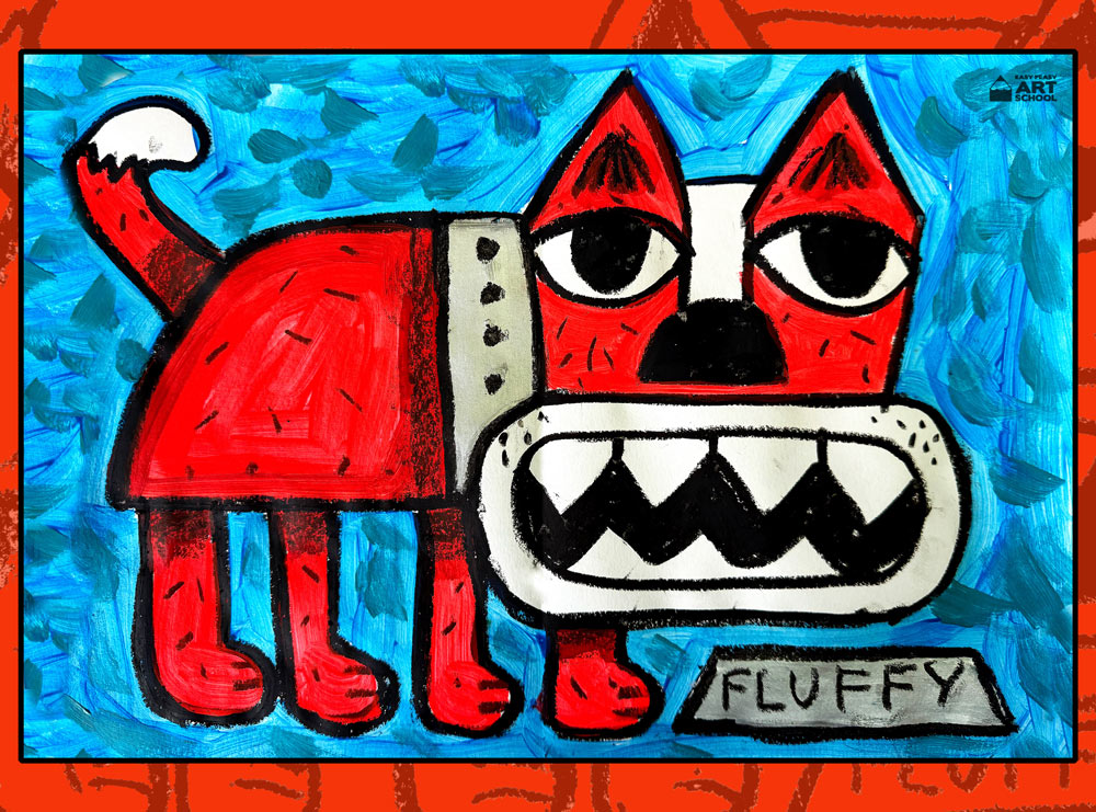 NEW: Fluffy - Easy Peasy Art School