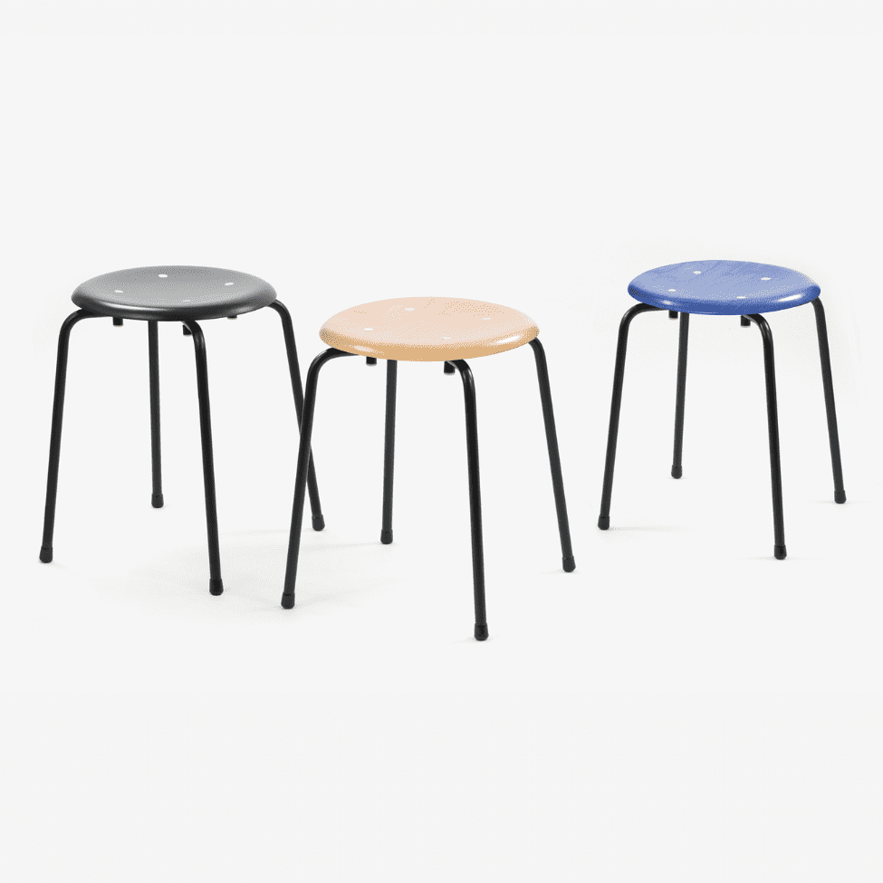 S 38/S1 Stackable Stool - Emanate Design