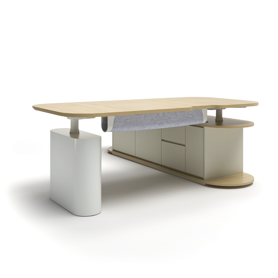 Column Height-Adjustable Table - Emanate Design