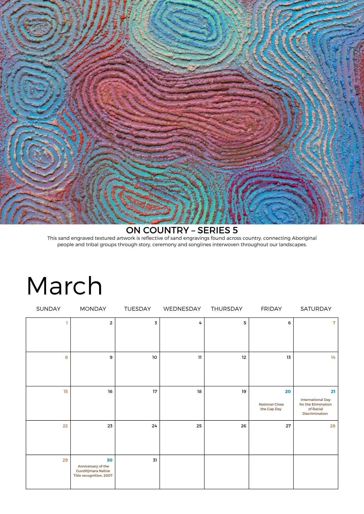 Indigenous Calendar: 2026 Calendar of Significant Indigenous Dates