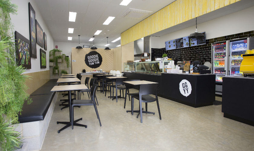GGYY Cafe Polished Concrete Project | Floortek