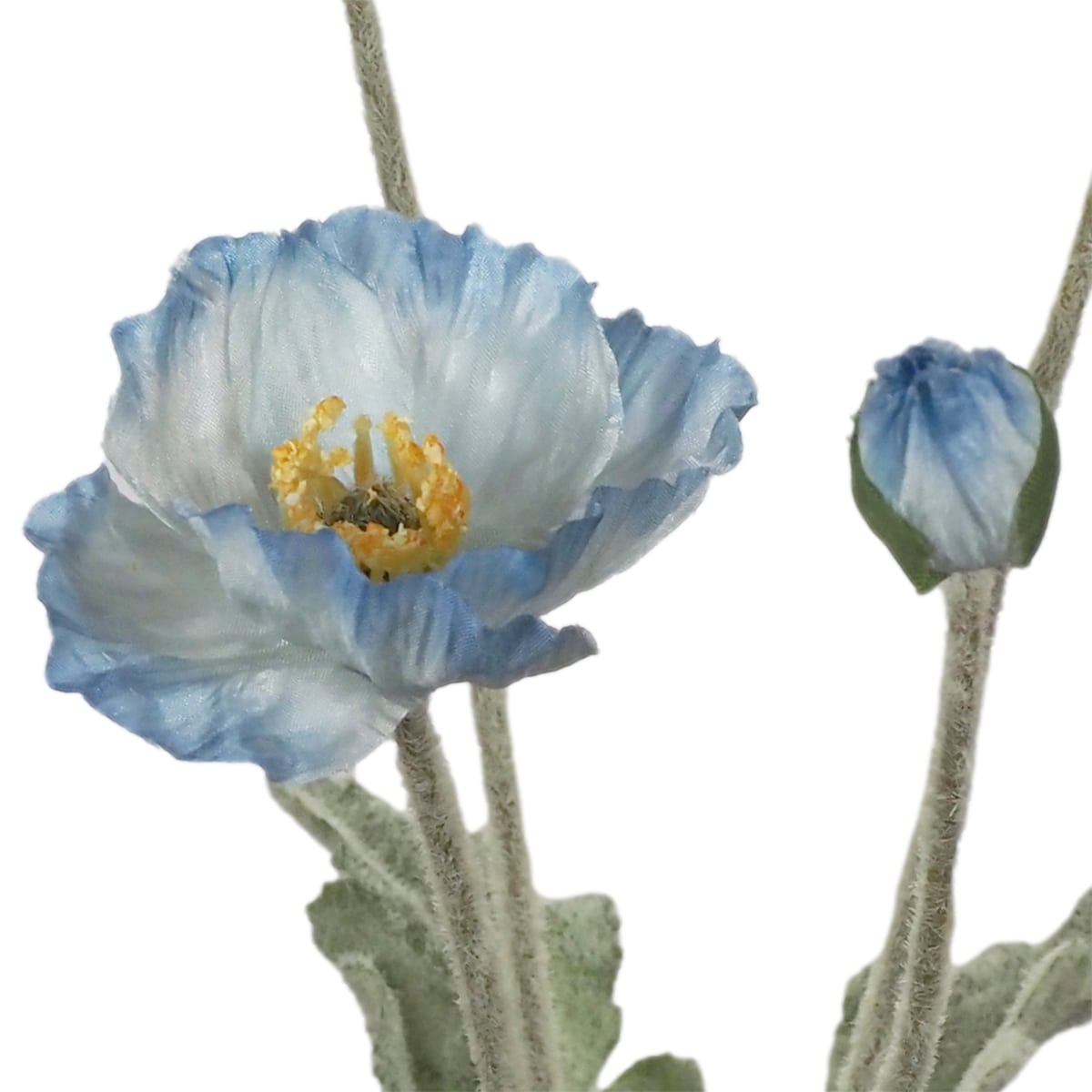 Field Poppy Spray - 56cmL / Light Blue - Floral Craft