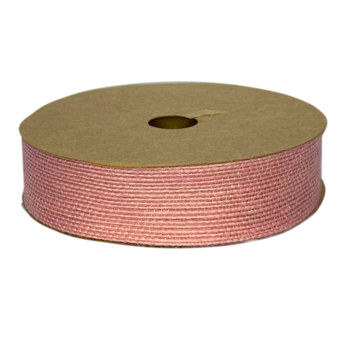 Pink Jute Ribbon / 25mm x 18m - Floral Craft